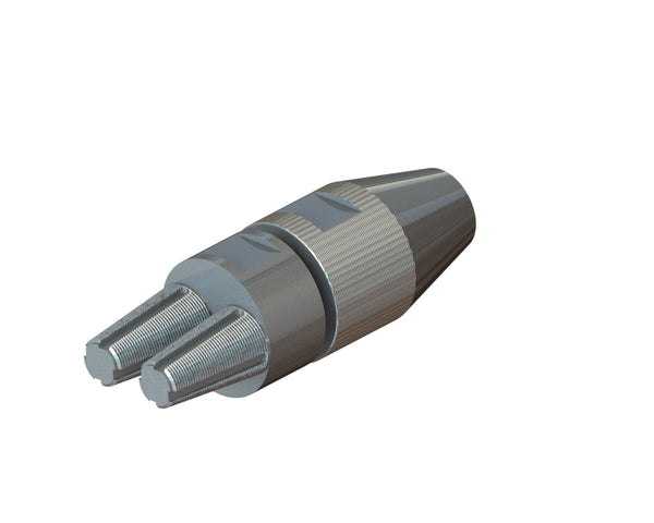 Dual Pipe Pull Connector - Bullet Mole